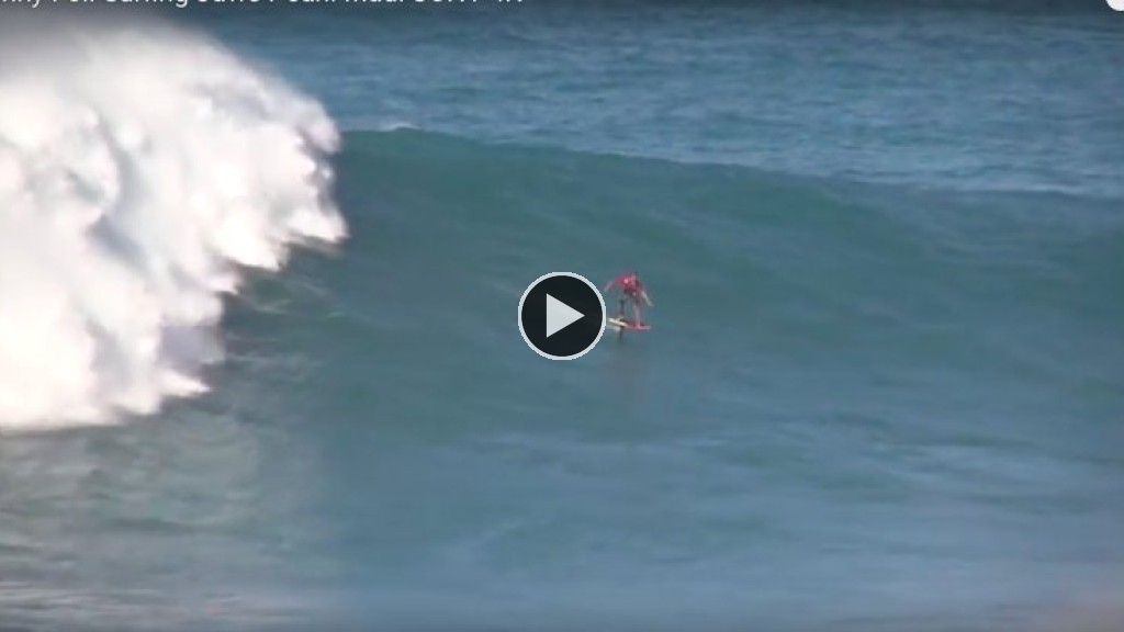 Kai Lenny Foil Surfing Jaws Peahi Maui SONY 4K | Free Wings Foils SUP ...