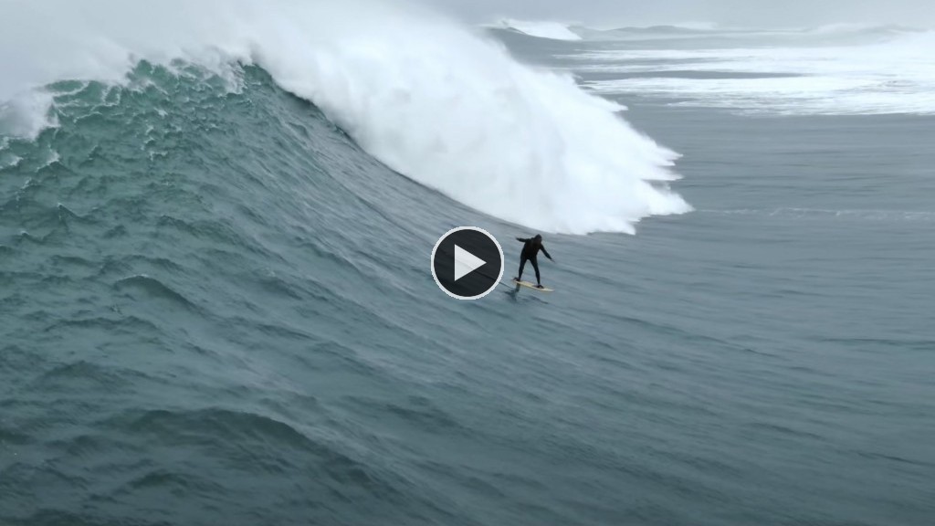Epic Big Wave Surf Foiling in Nazare with Laird Hamiton, Terry Chung ...