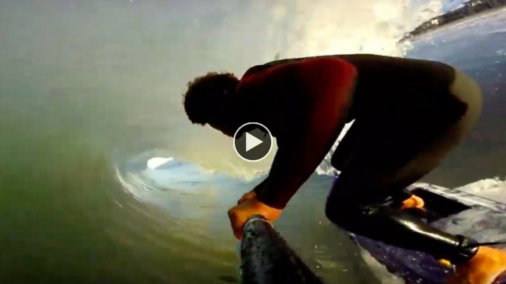 GoPro – SUP Surfing Barrels – TWO Different POV Angles | Free Wings ...