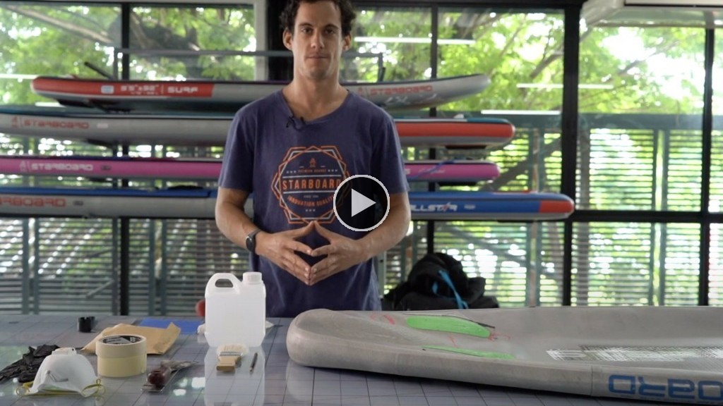 How To Repair An Inflatable Paddle Board Puncture | Free Wings Foils ...