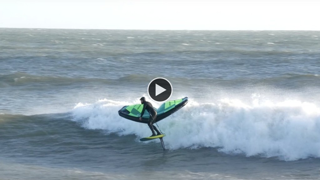 SO worth freezing my balls for THESE WAVES!! | Free Wings Foils SUP ...