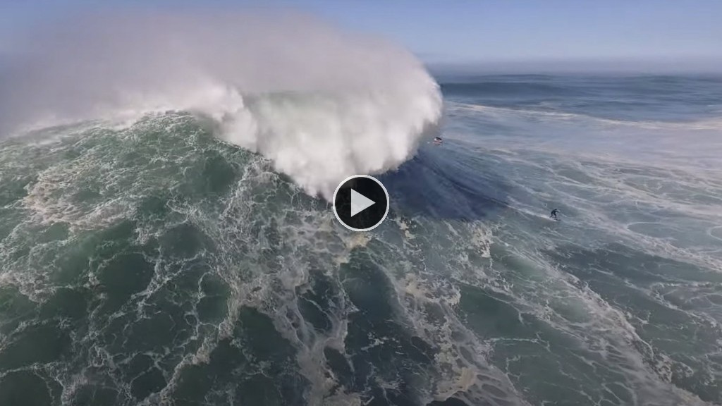 Nazaré | Swell of the century – XXL Gigantic Waves | Drone footage 29 ...