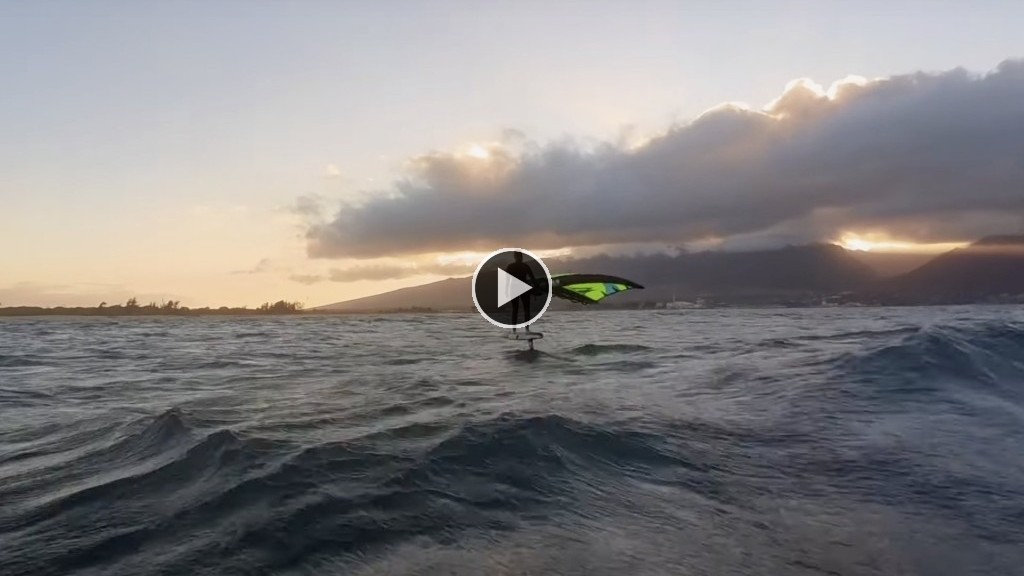 We saved the best for last – Golden hour winging session on Maui | Free ...
