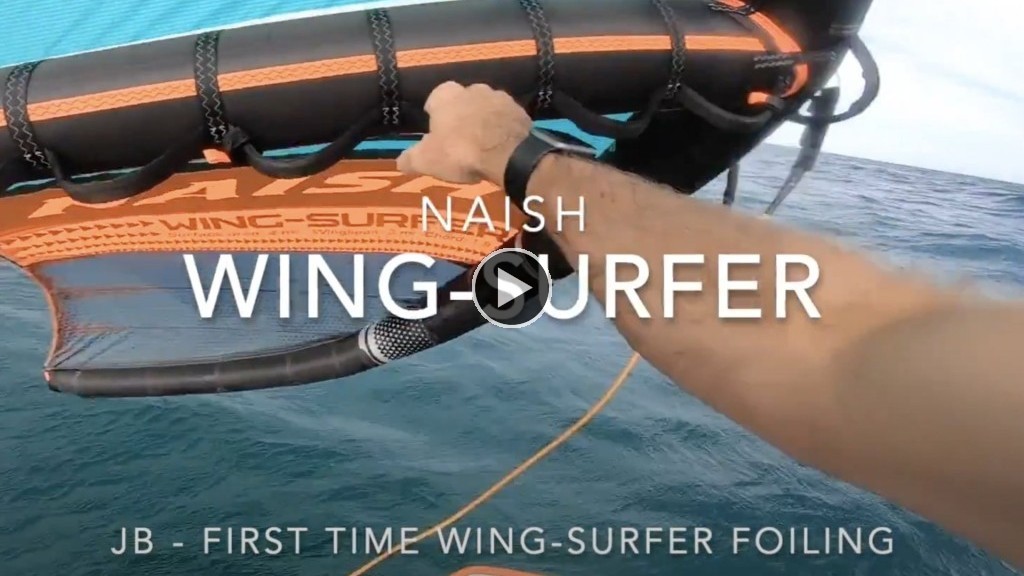 First run on the Naish Wing Surfer | Free Wings Foils SUP Surf Magazine ...