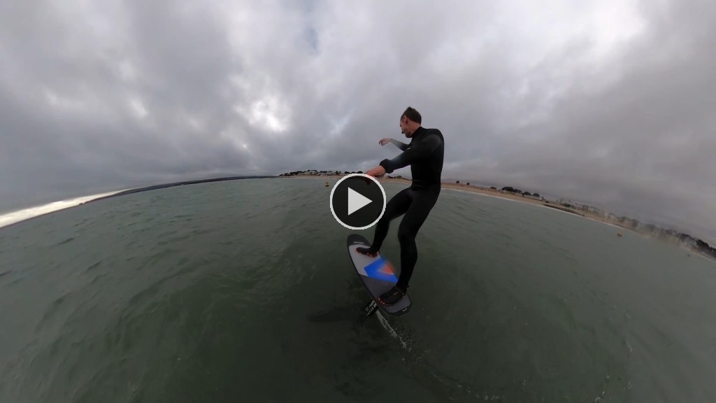 Armstrong WKT Wake Kite Tow 109 on water dock start review | Free Wings ...